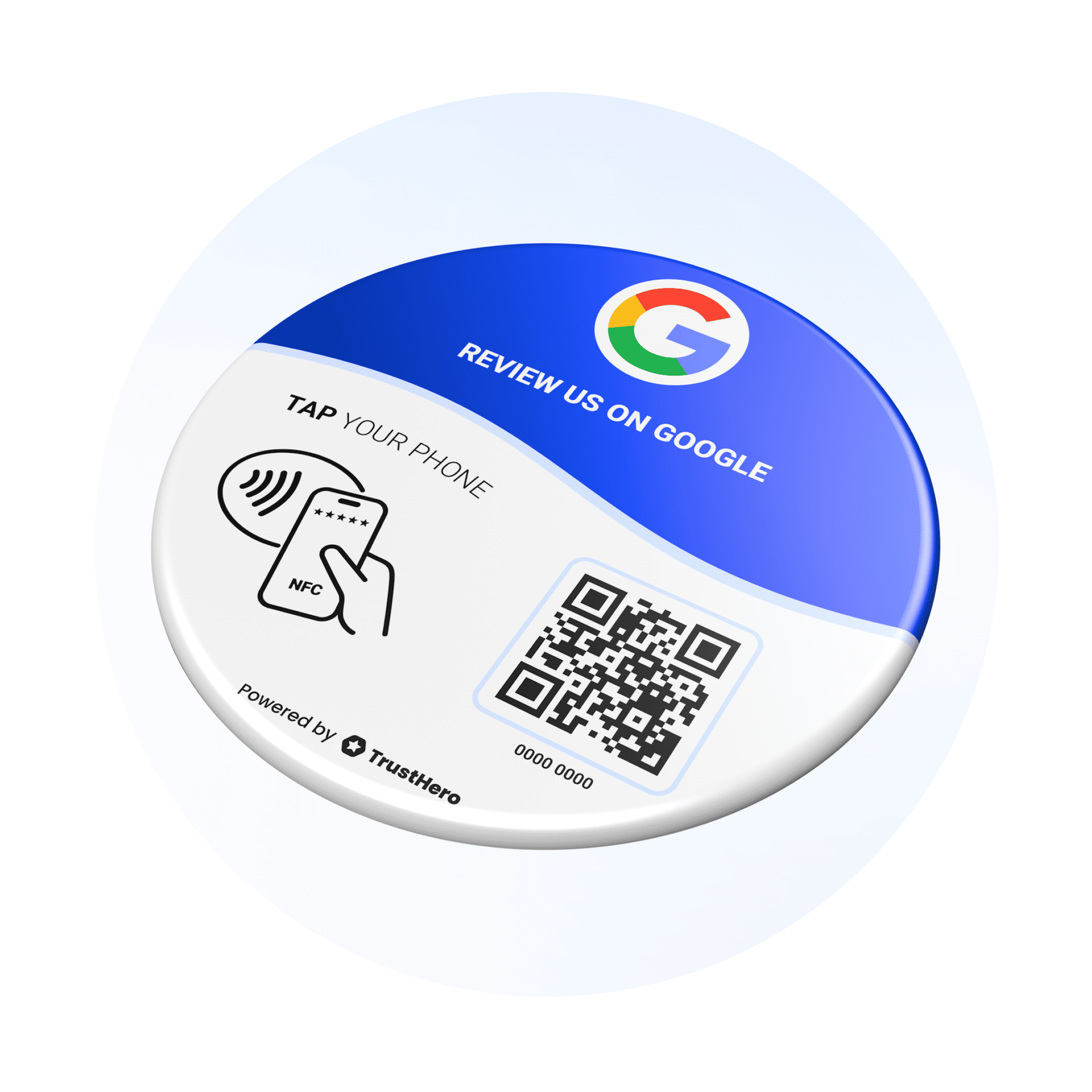 Google Review Table Sticker – TrustHero